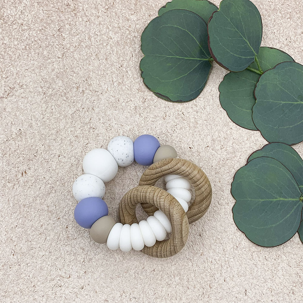 Teething Rattles and Rings - BalticTinyLeaf.com