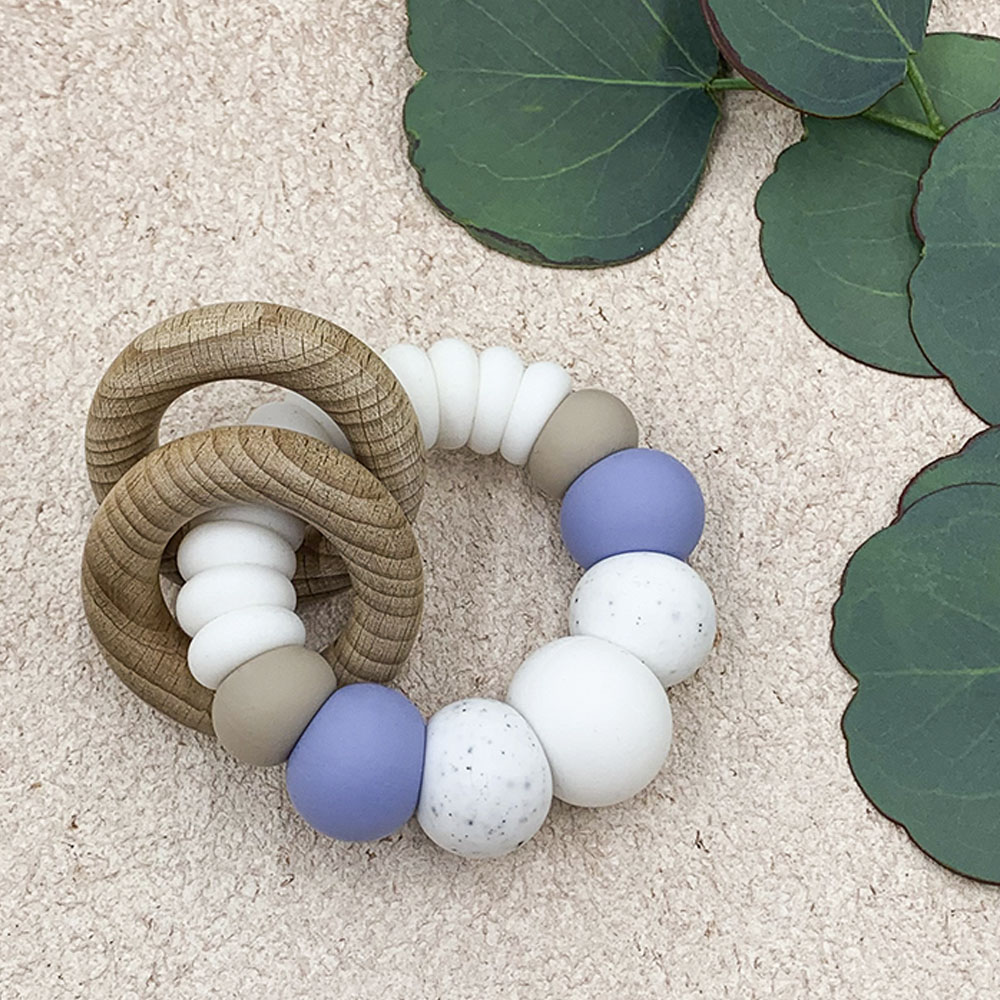 Teething Rattles and Rings - BalticTinyLeaf.com
