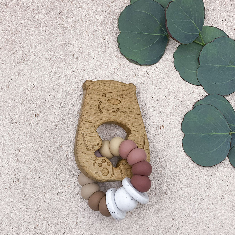 Teething Rattles and Rings - BalticTinyLeaf.com